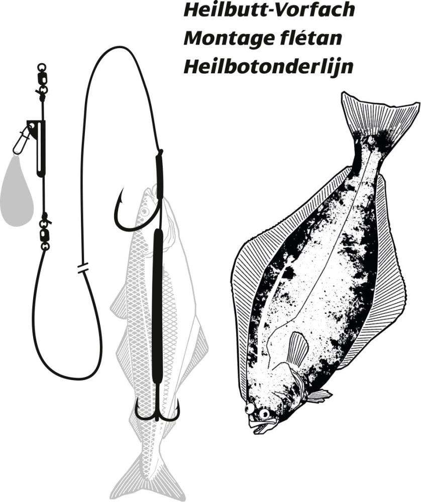 Zebco Halibut Rig 1 20mm 70kg pilker discount