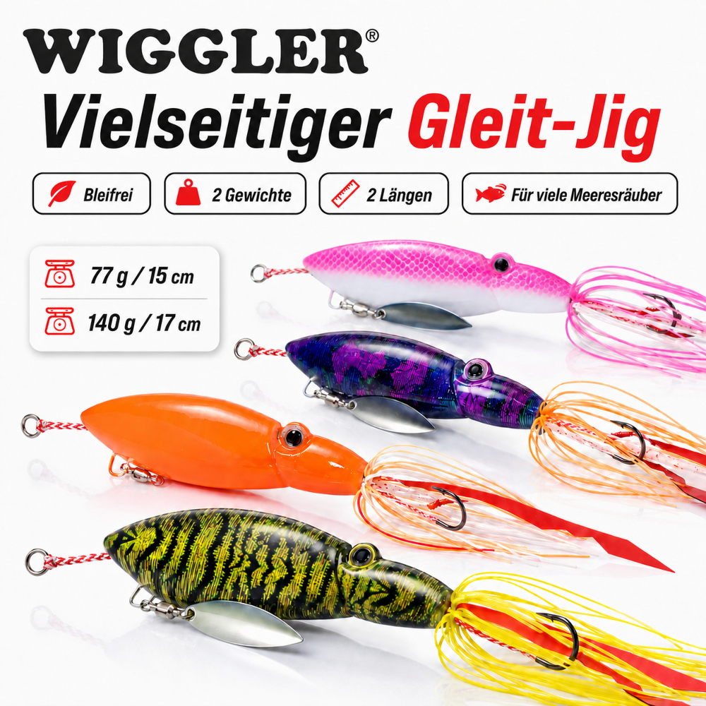 WIGGLER URSULA Sliding Jig – Lead-Free Sea Jig