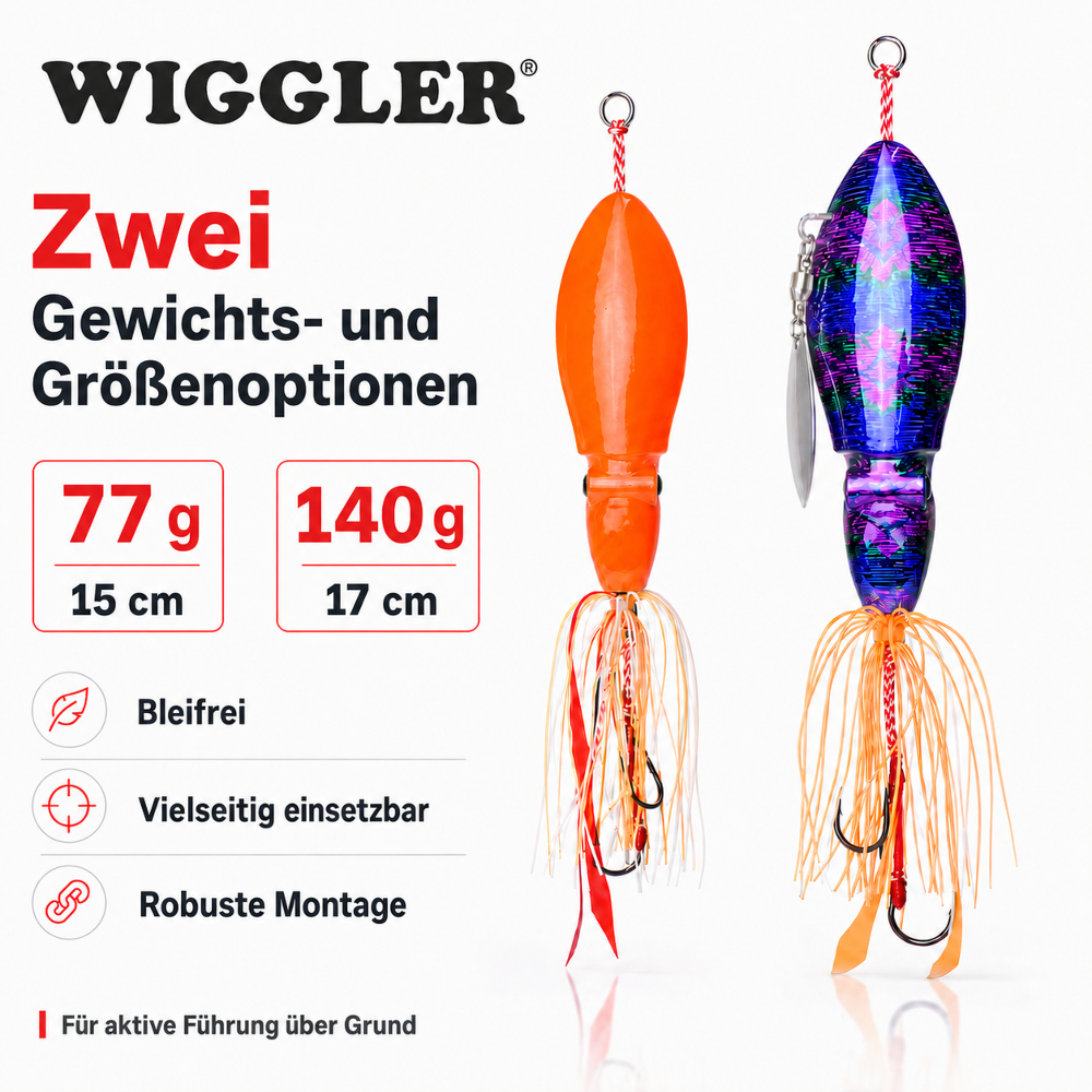 WIGGLER URSULA Gleit-Jig – Bleifreier Meeresjig