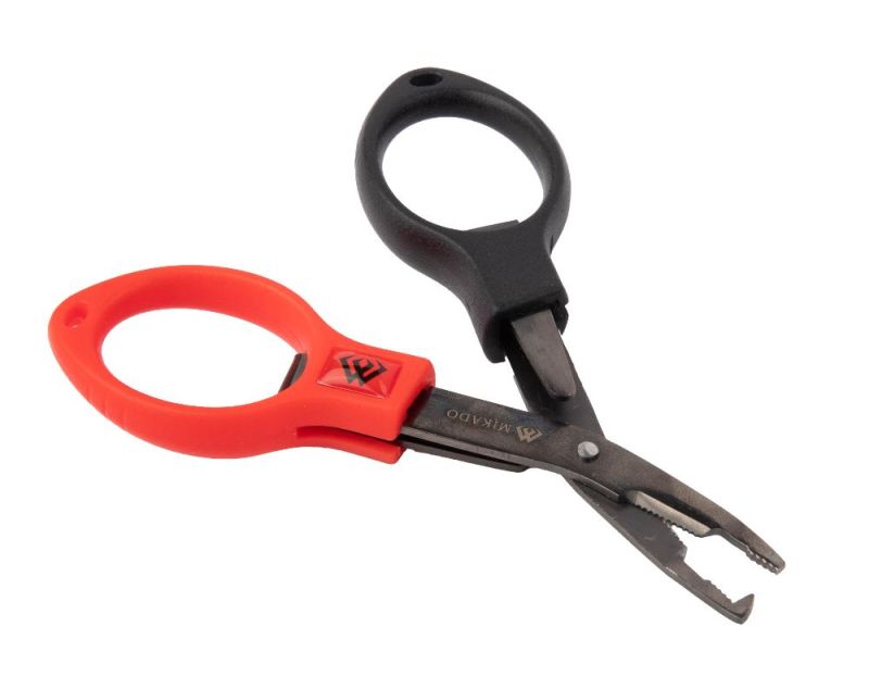MIKADO Fishing Scissors – Folding Stainless for Mono & Braid + Split ...