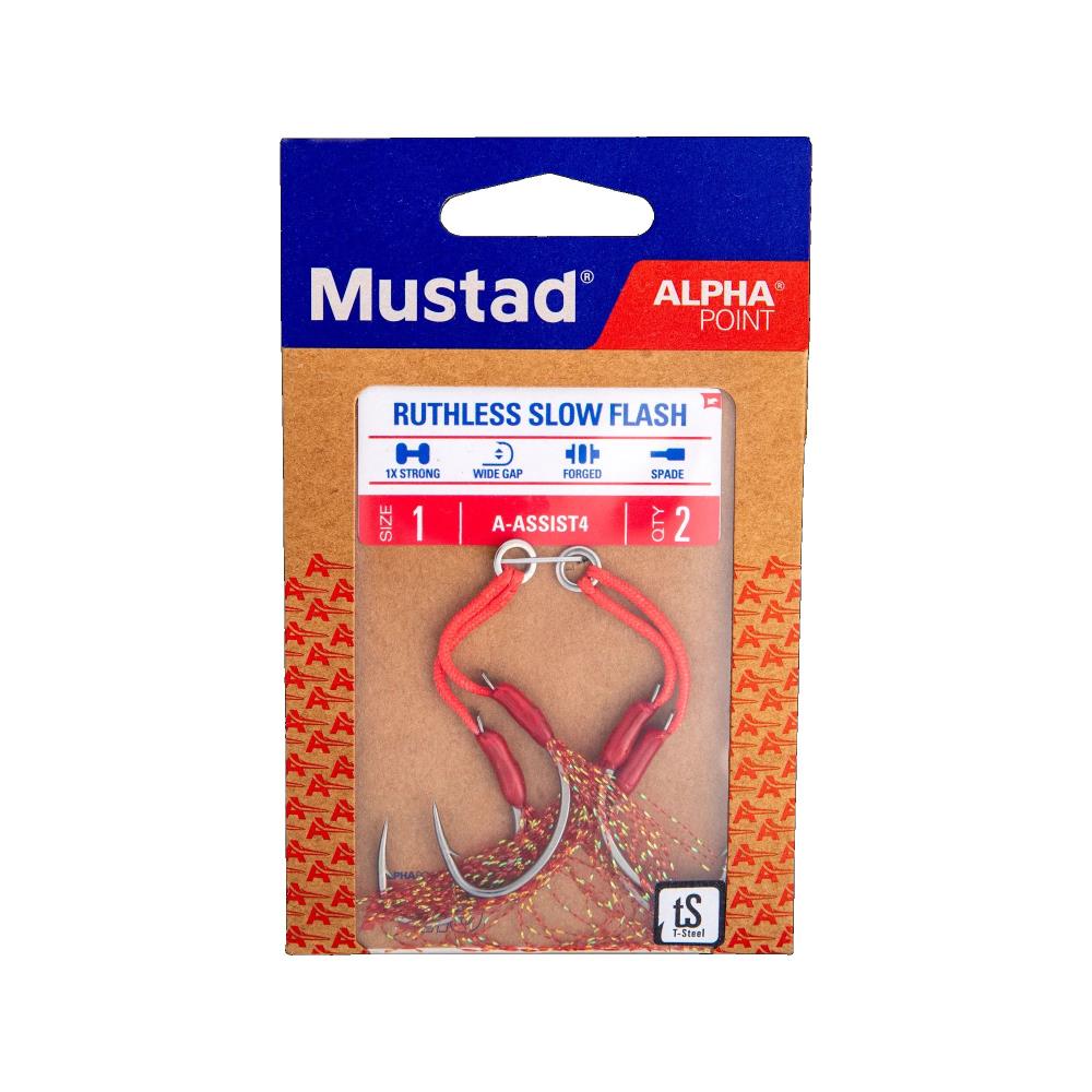 Mustad Ruthless Slow Flash - Assist-Hook - Buy cheap!